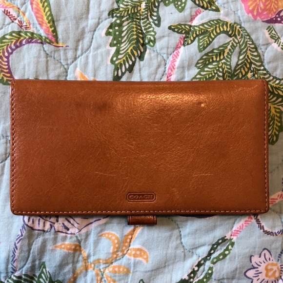 Coach | Bags | Coach Check Book Holder | Poshmark